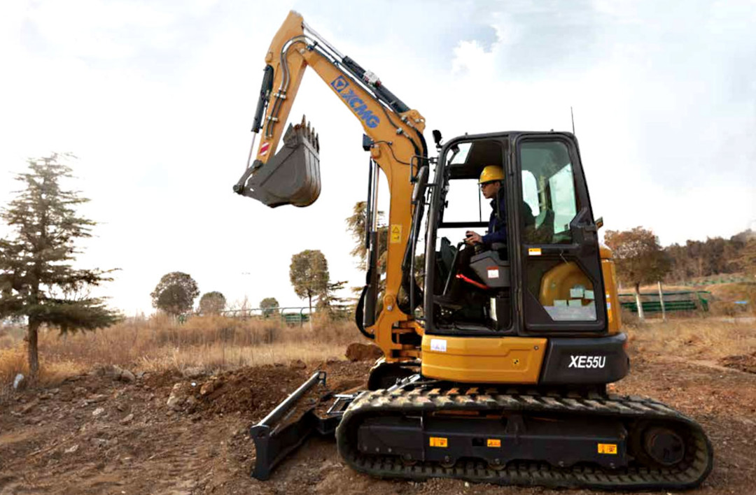 Mini-pelle XE55U de XCMG : la référence des mini-pelles hydrauliques ...